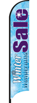 Feather Flag Banner: Winter Wonderland Sale (Flag Only) – Inform Promotions