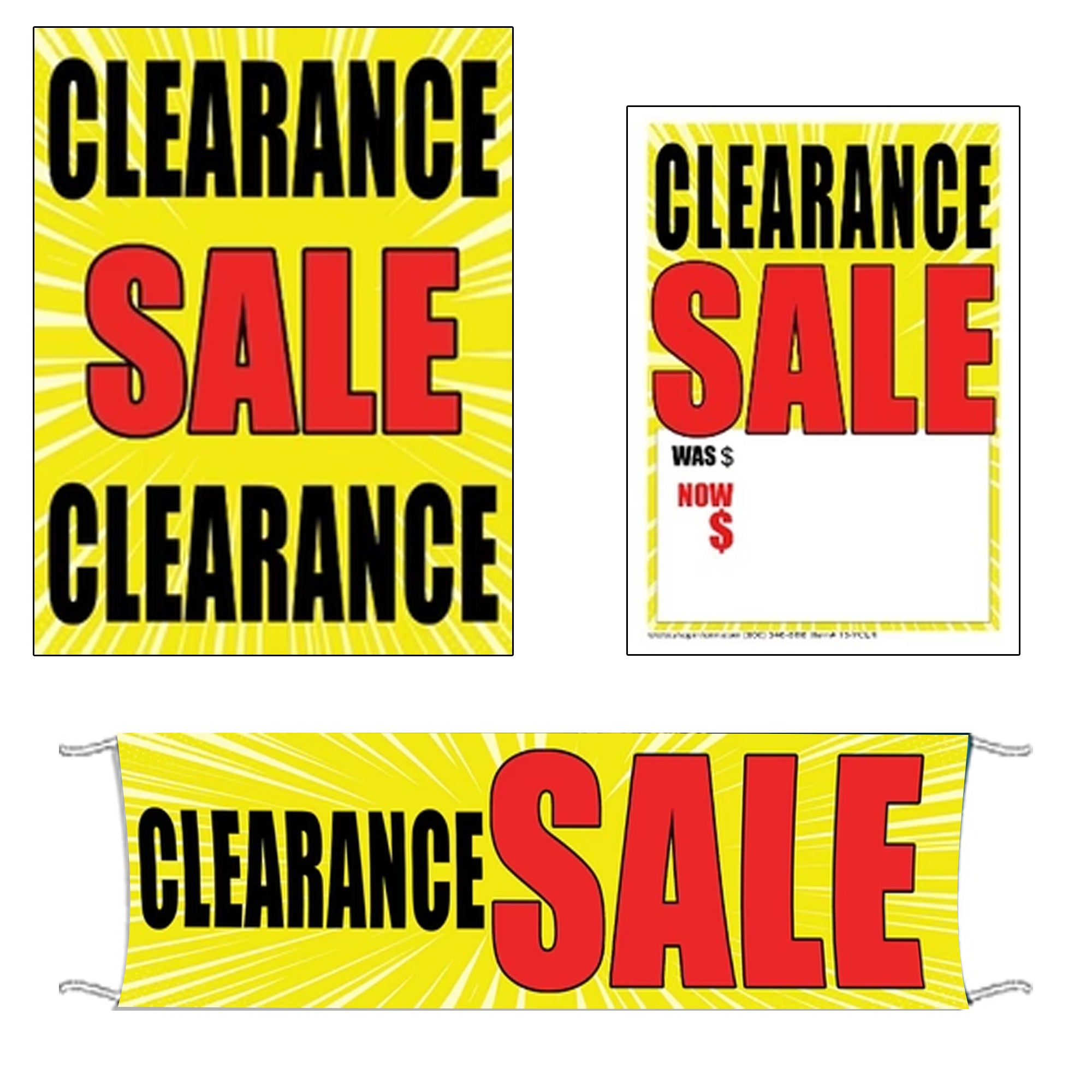 Clearance Sale Bundle (Yellow) – Inform Promotions
