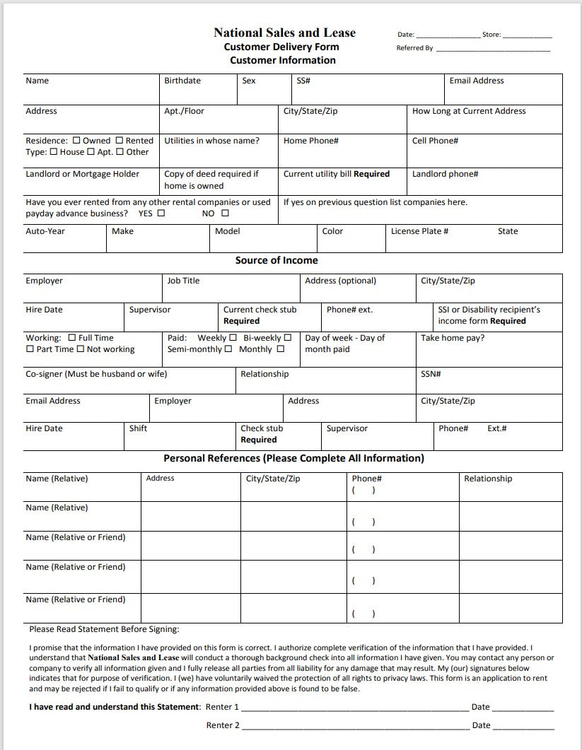 Custom Padded Forms 1-sided – Inform Promotions