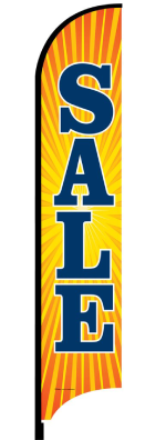 OVERSTOCK Feather Flag Banner: SALE (Orange Burst)(Flag Only) – Inform ...