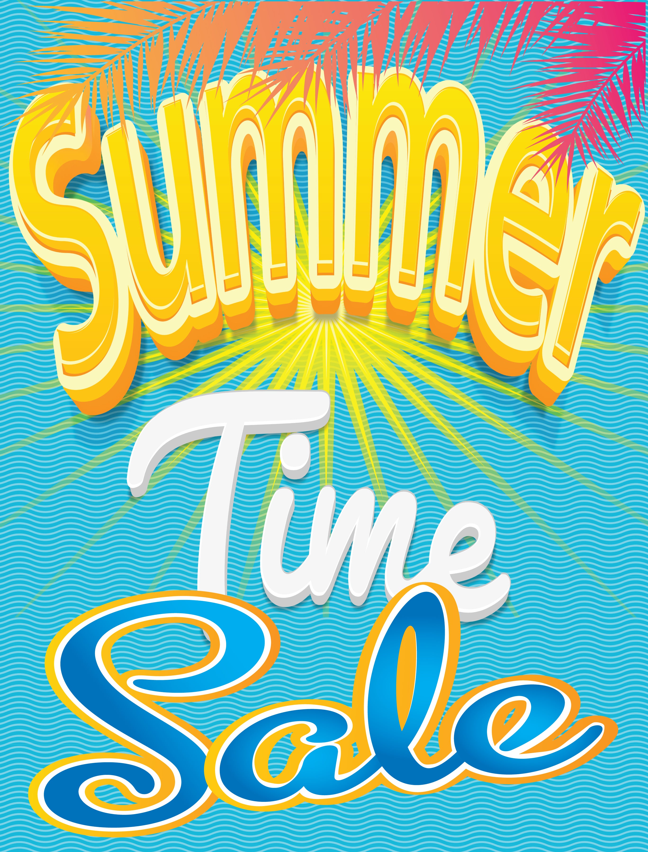 Vinyl Window Sign: Summer Time Sale – Inform Promotions