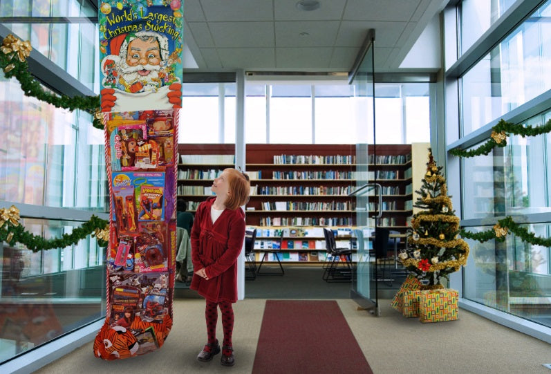 8ft Deluxe/Standard Promotional Christmas Stocking – Inform Promotions