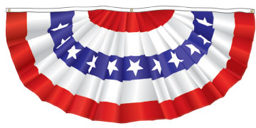 Pleated USA Fan:Traditional Cotton – Inform Promotions