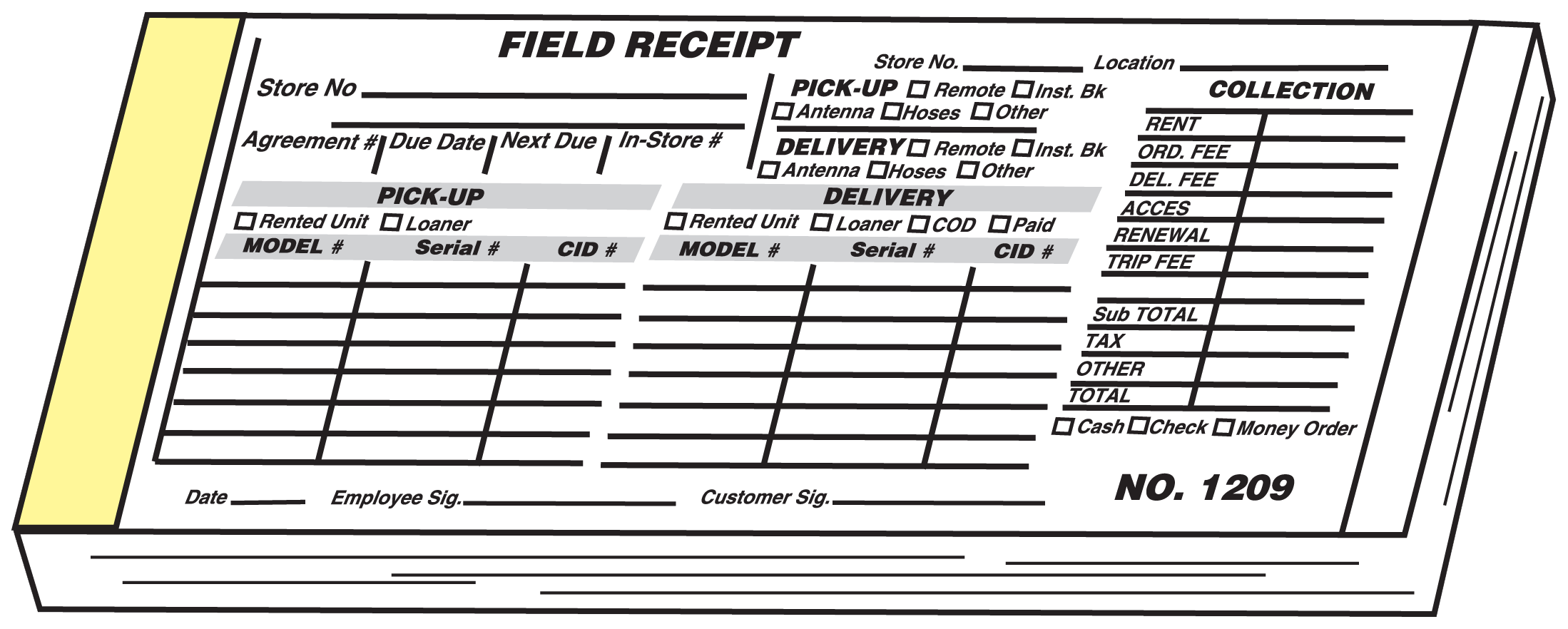 Field Receipts FR4B – Inform Promotions