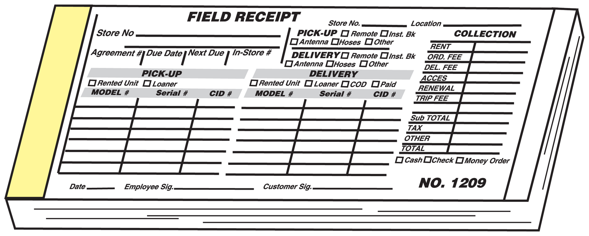 Field Receipts FR4B – Inform Promotions