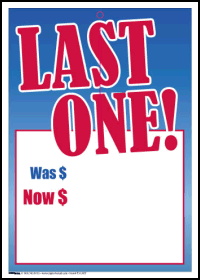 Sale Tags (PK of 100): Last One! – Inform Promotions
