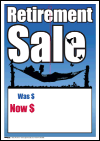 Sale Tags (Pk of 100): Retirement Sale – Inform Promotions